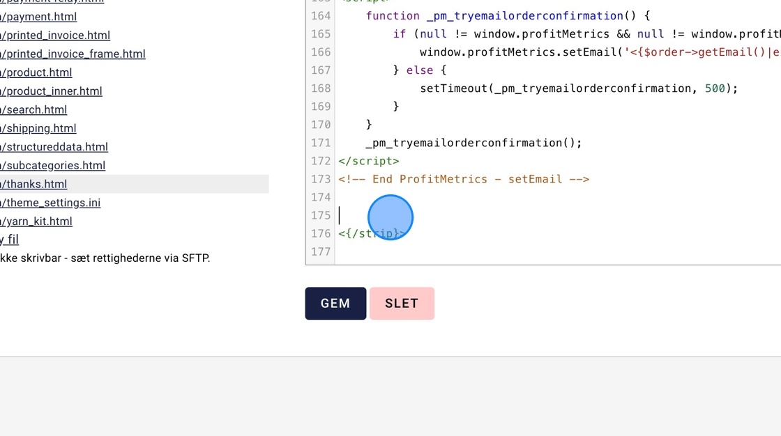 How to install Conversion Booster code in Shoporama